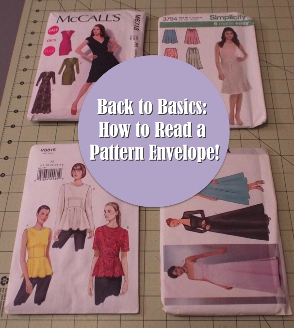 Back to Basics: How to Read a Pattern Envelope – The Geeky Seamstress