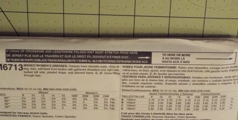 Back to Basics: How to Read a Pattern Envelope – The Geeky Seamstress