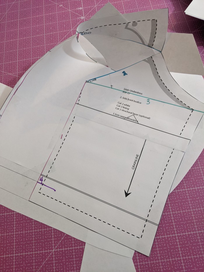 Tutorial: FBA on a strapless bodice with princess seams – The Geeky ...